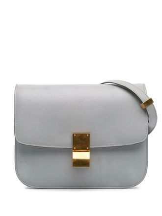 Celine sac &agrave; bandouli&egrave;re Classic Box m&eacute;dium (2013) - Gris