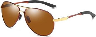 Generic Lunettes de soleil dext&eacute;rieur for hommes et femmes, lunettes de soleil de conduite polaris&eacute;es(Brown)