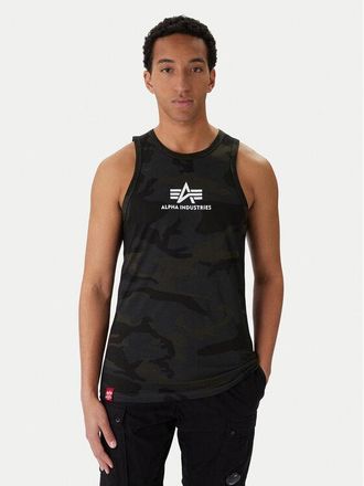 Alpha Industries Alpha Industries Tank-Top Basci Camo 126566C Grau Regular Fit