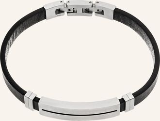 s.Oliver S.Oliver Armband Aus Echtleder schwarz