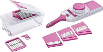 King King Gem&uuml;seschneider Allesschneider Reiben Hobeln Salatschneider K&uuml;che 11 TLG