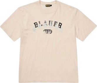 Blauer Homme, Tops, Beige, Taille: XL Boston Selkirk T-Shirt