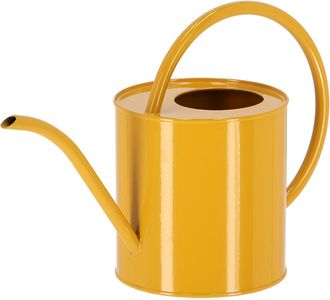 Esschert Design Gießkanne S Ockergelb 1,3 Liter aus Metall