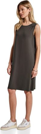 Street One Damen A144583 Kleid in Unifarbe, Nomad Brown, 38