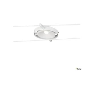 SLV Syst&egrave;mes c&acirc;ble tendu durno spot pour c&acirc;ble tendu t.b.t. tenseo int&eacute;rieur blanc led 6W 2700K 1002862