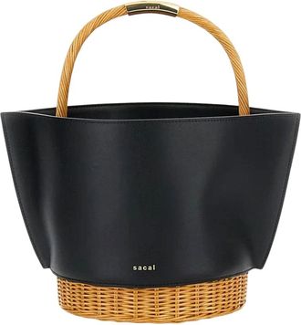 sacai Femme, Sacs, Noir, Taille: ONE Size Sac Medium Basket Bag