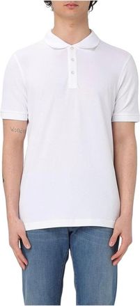 Fay Homme, Tops, Blanc, Taille: XL Polo à Manches Courtes