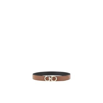 Ferragamo Homme, Accessoires, Brun, Taille: 115 CM Gancini Reversible Leather Belt