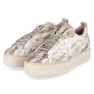 Paul Green Baskets pour femme - 5317-079 - Blanc - Aspect cuir reptile, Blanc., 38.5 EU