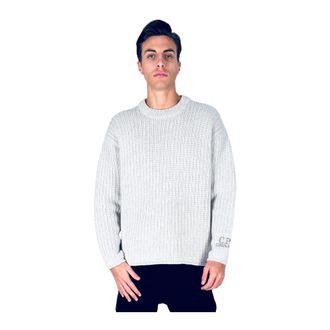 C.P. Company C.p. Company, Homme, Pulls, Blanc, Taille: L Pull en Tricot Ras du Cou