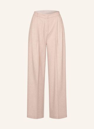 HUGO BOSS Marlenehose Tiana Aus Flanell beige