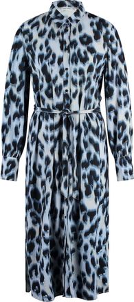 Gerry Weber Damen 380008-66414-8144 Kleid, Blue/Black Leo Print, 42 EU
