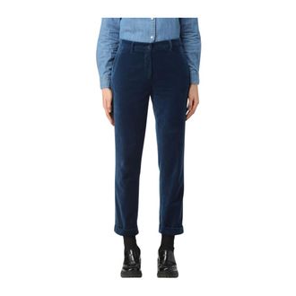 Aspesi Femme, Pantalons, Bleu, Taille: 38 FR Pantalon en Velours C&ocirc;tel&eacute;