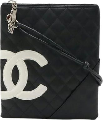 Chanel Pre-owned Cambon Line Coco Mark Medium Shoulder Bag - Femme - Pre-owned - Noir - Taille: ONE Size