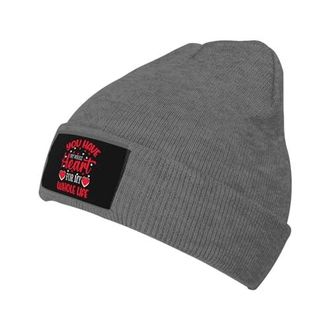 Generic Tu As Tout Mon Coeur pour Ma Vie Femme Homme Bonnet De P&ecirc;cheur Chaud Bonnets Hiver Confortable Bonnets Tricot&eacute; pour Sport Casque Moto Le Quotidien