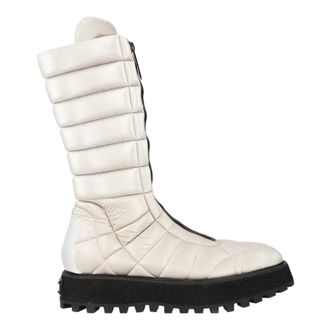 Dolce & Gabbana Femme, Chaussures, Blanc, Taille: 43 EU Bottines