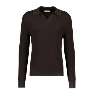 Gran Sasso Strickpullover mit V-Ausschnitt - - Knitwear - Herren - Braun - 2XL