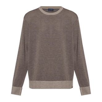 Paul & Shark Wollpullover mit Rundhalsausschnitt - - Knitwear - Herren - Braun - XL