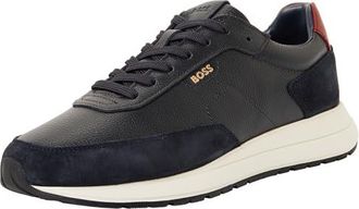 BOSS Boss Homme Vinston_Runn_sdgrlt Entraîneurs, Bleu foncé, 40 EU