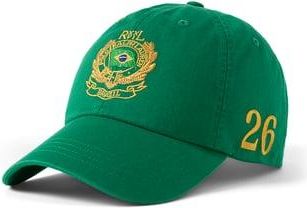 Polo Ralph Lauren Casquette &agrave; logo brod&eacute; en coton