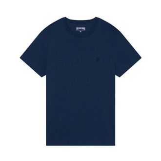 Vilebrequin Homme, Tops, Bleu, Taille: 2XL T-shirt en laine