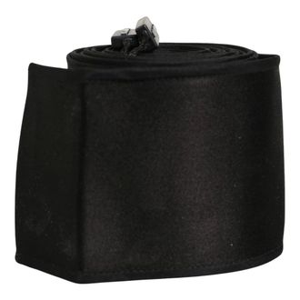 Dolce & Gabbana Ceinture Cummerbund en Satin - Femme - Accessoires - Noir - Taille: XS