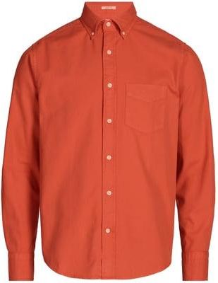 GANT Baumwoll rechts Hemd - Orange