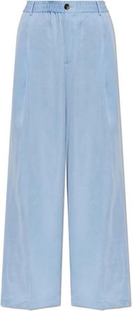 Marni Femme, Pantalons, Bleu, Taille: 34 FR Pantalon large en satin