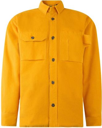 Diesel Homme, Chemises, Jaune, Taille: S Chemise D&eacute;contract&eacute;e &agrave; Poches