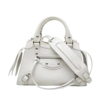 Balenciaga Sac bandouli&egrave;re mini Neo Classic City Pre-owned - Femme - Pre-owned - Blanc - Taille: ONE Size