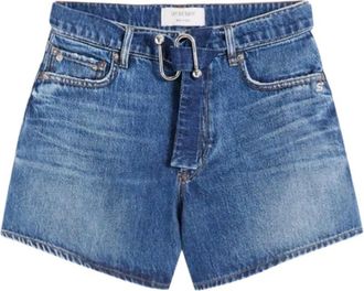 Sportmax Femme, Shorts, Bleu, Taille: 38 FR Denim Shorts