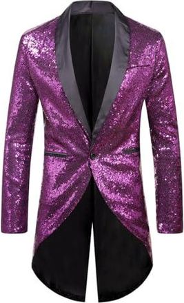 Generic Costume de f&ecirc;te 2026 pour carnaval tendance en vedette &agrave; paillettes manteau de costume pour homme confortable d&eacute;contract&eacute; ample commerce ext&eacute;rieur, vi