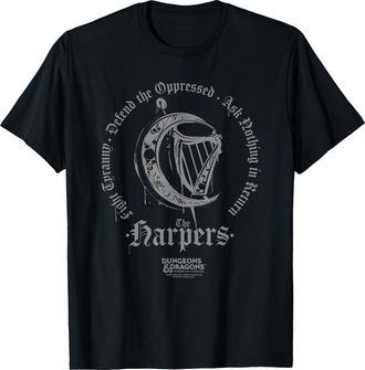 Dungeons & Dragons Honor Among Thieves The Harpers Grey T-Shirt