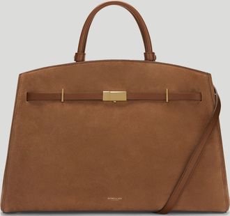 DeMellier The Hudson Deep Tan Veloursleder & Tan Glattleder DeMellier