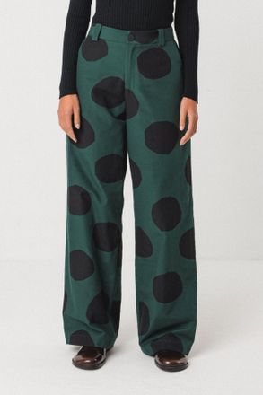 SKFK Damen vegan Hose Napari Gr&uuml;n/Schwarz