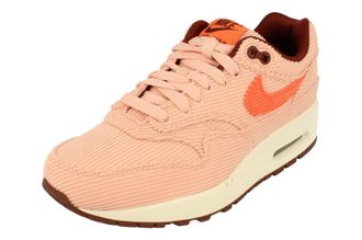 Nike Nike Unisex Air Max 1 Premium Sneaker, Coral Stardust/Bright Coral/Oxen Brown, 36.5 EU