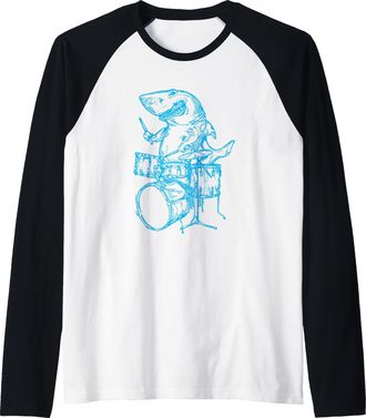 Seembo Hai spielt Schlagzeug, Fisch, Schlagzeuger, Beach, Rockmusiker Raglan