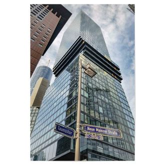 artboxONE Poster 75x50 cm St&auml;dte Street View FM - Bild Frankfurt am Main Architektur Big City
