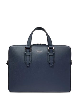 Lancel porte-documents en cuir à boucle - Bleu