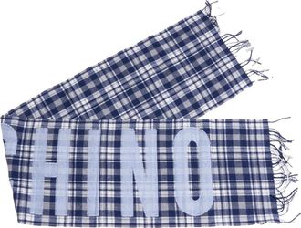 Moschino Tücher & Schals - Scarf with logo print - Gr. unisize - in Blau - für Damen