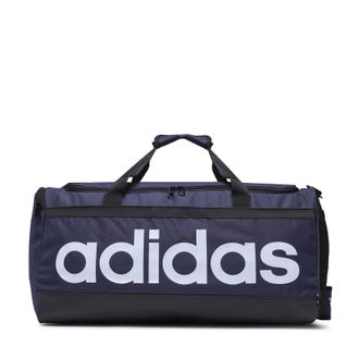 adidas Sporttasche adidas Essentials Linear Duffel Medium HR5349 Dunkelblau
