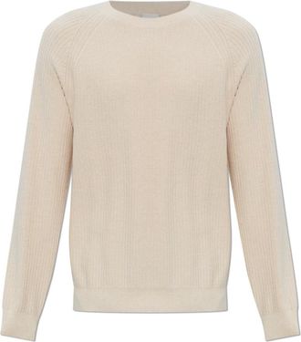 Paul Smith Homme, Pulls, Beige, Taille: M Pull en maille c&ocirc;tel&eacute;e
