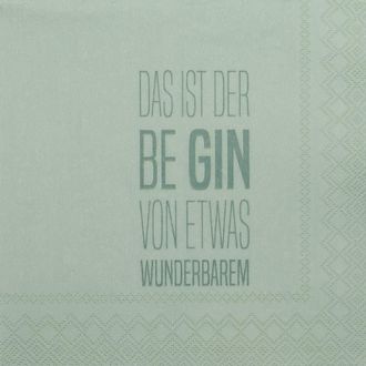 Räder Cocktailserviette Das ist der Be Gin