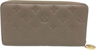 Louis Vuitton Portefeuille long (bi-pli) Pre-owned - Femme - Pre-owned - Beige - Taille: ONE Size