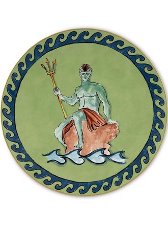 Ginori 1735 il Viaggio di Nettuno Verde Ri.museo Segnaposto cm 33