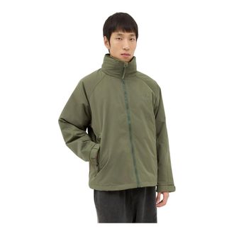 St&uuml;ssy Bestickte Milit&auml;rparka-Jacke - - Jackets - Herren - Gr&uuml;n - 2XL