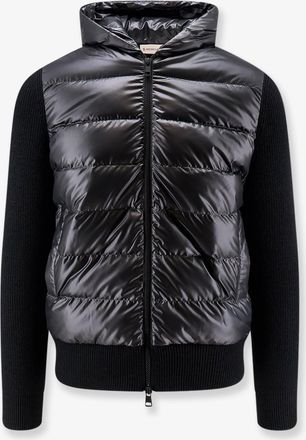 Moncler Down Jacket with virgin wool inserts - MONCLER - gender_Man