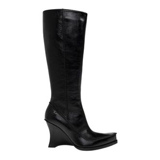 Diesel D-Lucette-90-Kb Keilabsatzstiefel - - Shoes - Damen - Schwarzk - 37 EU
