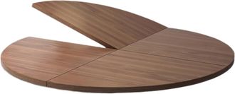 Generic Faltbare Tischplatte, gro&szlig;e runde Faltbare Tischplatte ohne Beine, Ersatz-Tischplattes f&uuml;r Innen- und Au&szlig;enbereich, Terrassentisch.(Dark Brown,130cm/5