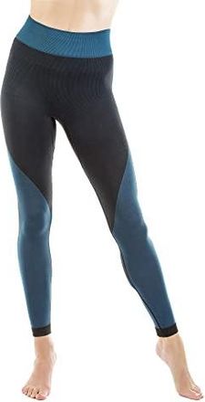 Relaxsan Sport 8050 (Noir/Bleu, XL) Leggings Sportif Gainant Unisex Homme Femme